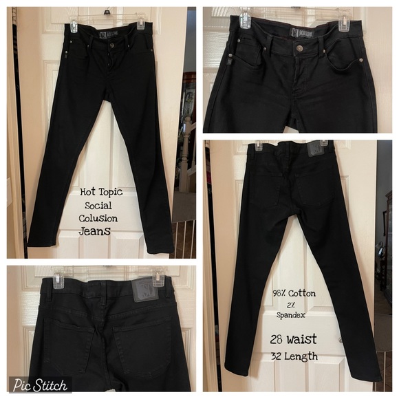Social Colusion Hot Topic | Jeans | Social Colusion Jeans | Poshmark